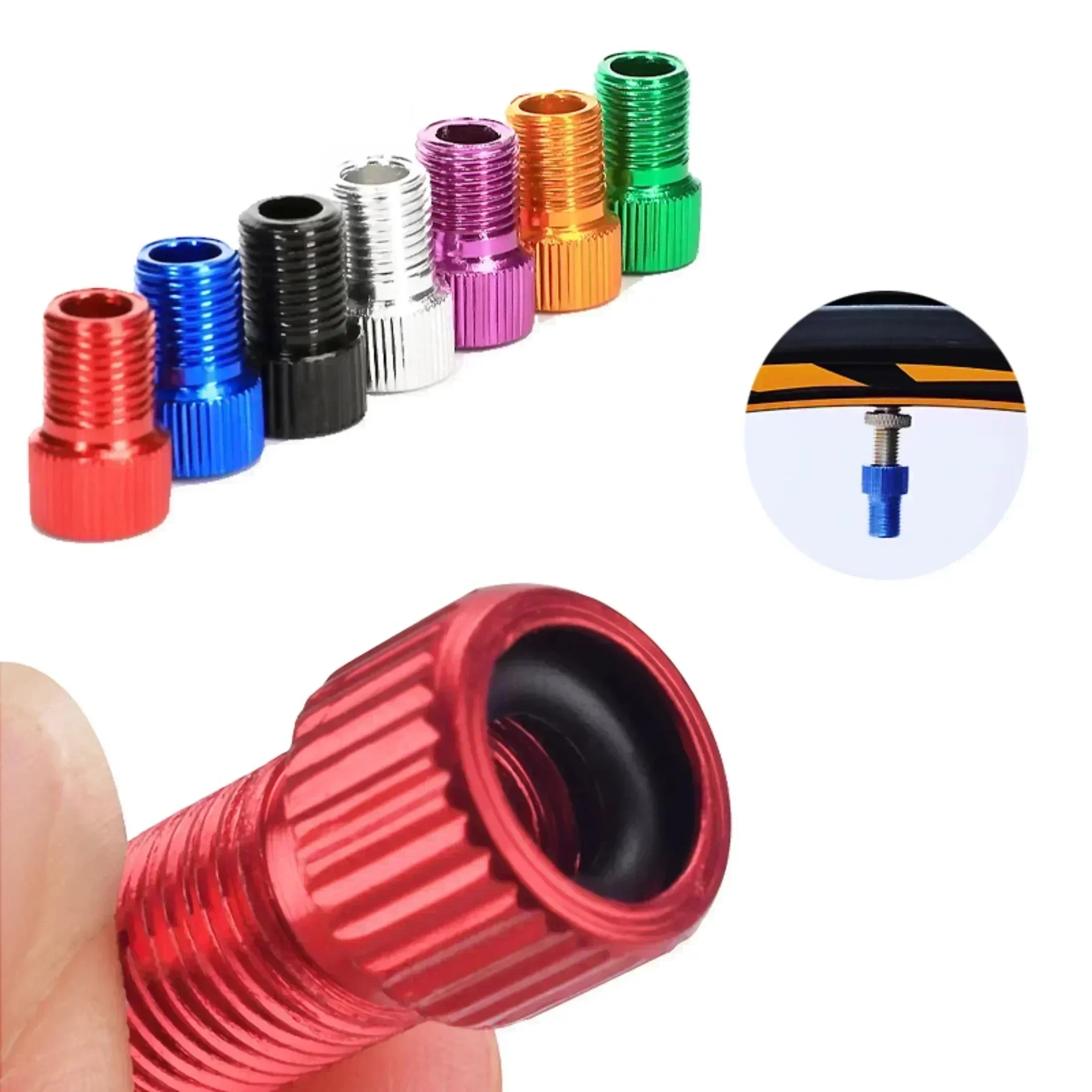 Aluminium-Fietsventiel-Adapter-Converteren-Presta-Naar-Schraderventiel ...