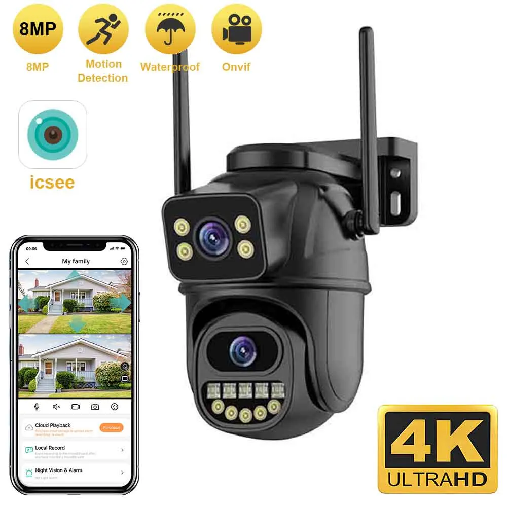 4K-HD-Dual-Lens-WIFI-Camera-2K-Dual-Screen-PTZ-Camera-Outdoor-Auto ...
