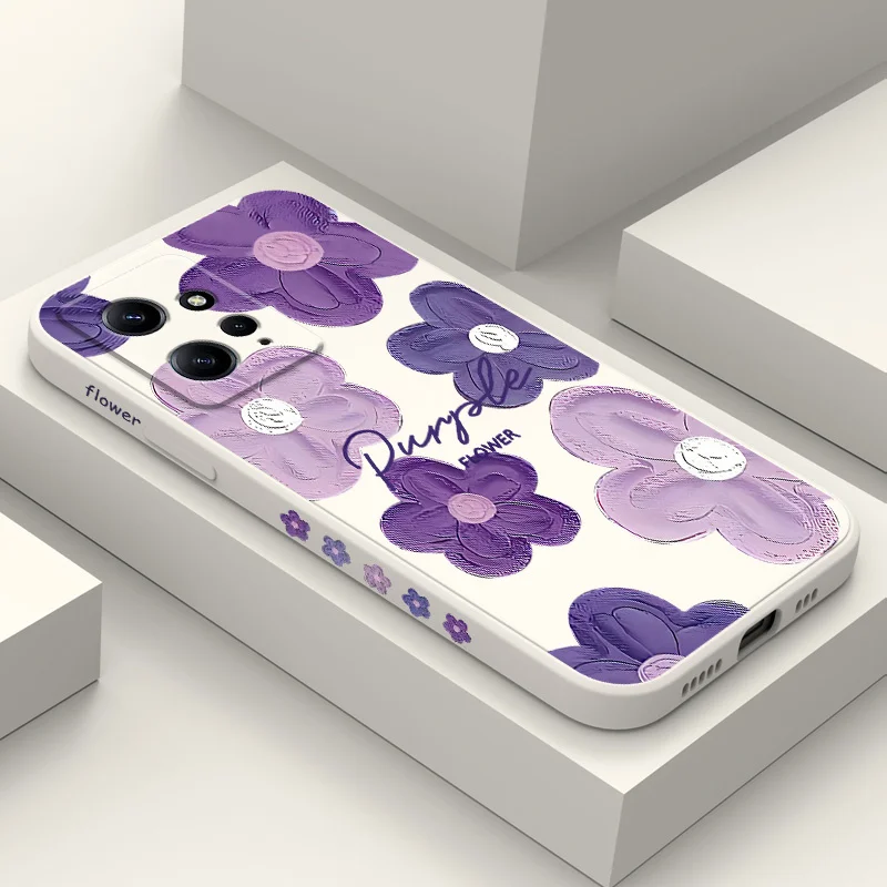 Purple-Flower-Phone-Case-For-Xiaomi-Redmi-Note-13-12-12S-11-11S-10-10T ...