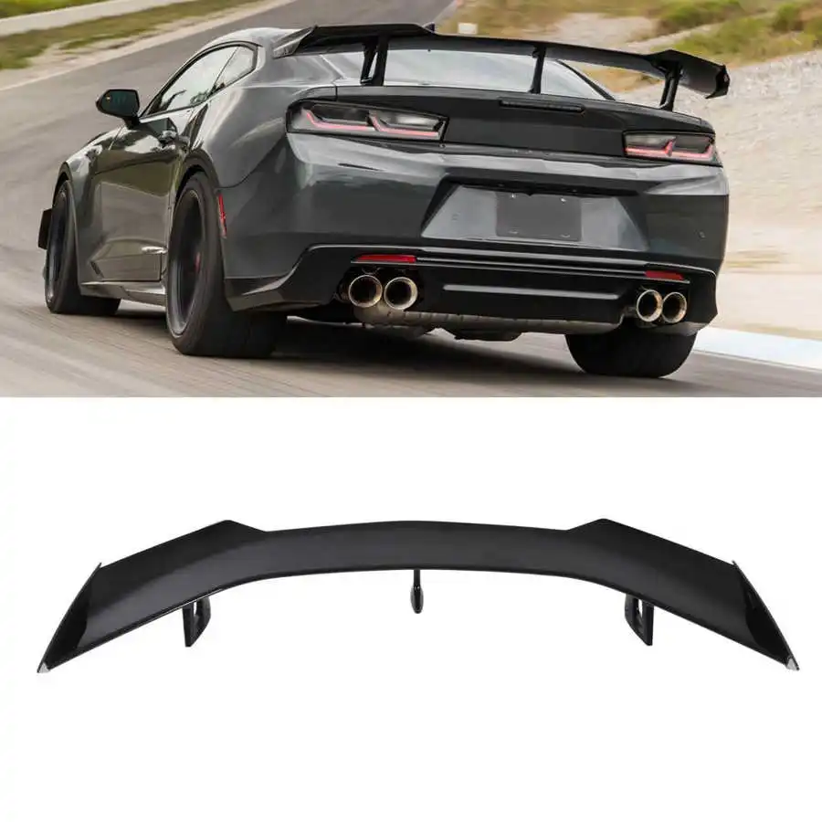 Gloss-Black-Rear-Trunk-Spoiler-Lip-GT-Style-Tail-Wing-for-Chevy-Camaro ...