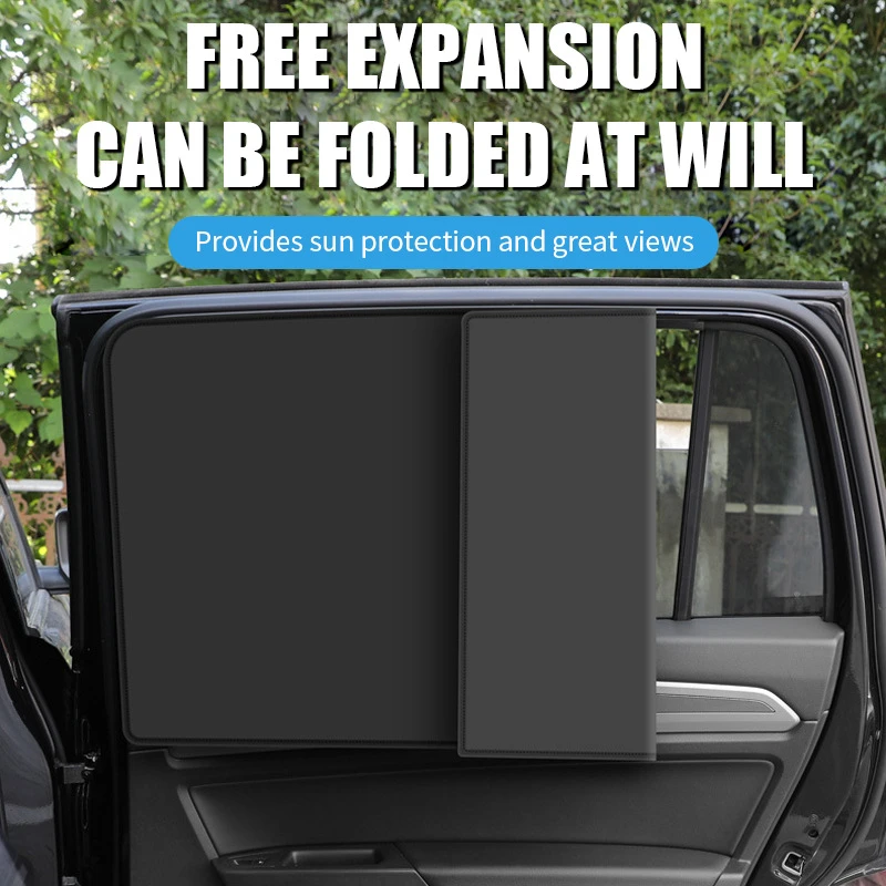 1pc Summer Sun Protection Strong Magnetic Full Shading Magnetic Car ...