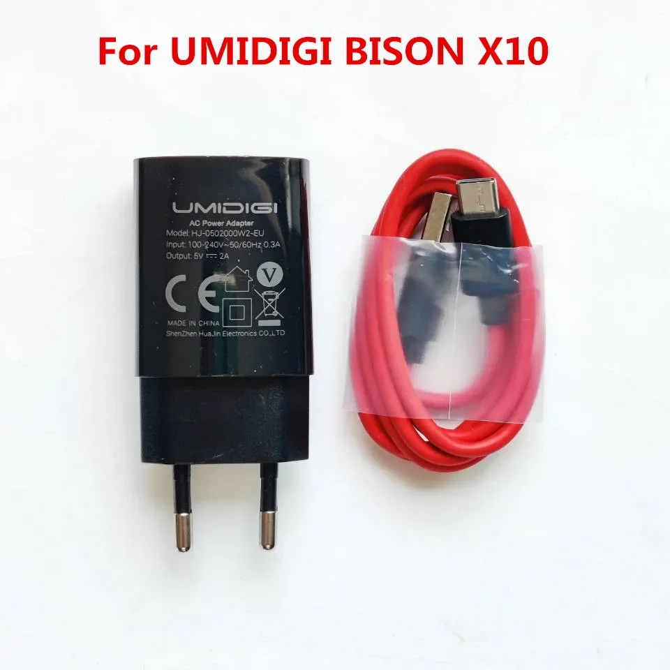 New-Original-For-UMI-UMIDIGI-BISON-X10-6-53-Cell-Phone-EU-Charger ...