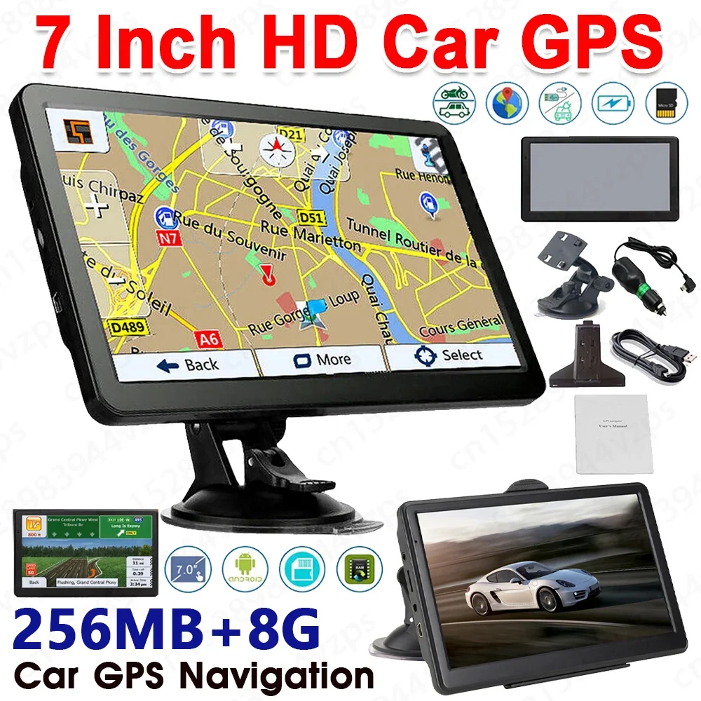 Car-GPS-Map-Portable-Navigator-7-Inch-HD-256MB-8G-Navigation-Built-in ...