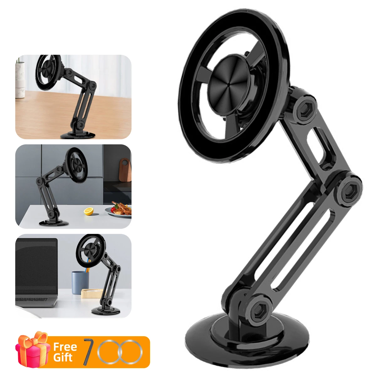 Super-Magnetic-Car-Phone-Holder-for-Magsafe-720-Rotate-Cellphone-Stand ...