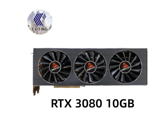 Biostar rtx 3080 10gb placa gráfica lhr gddr6x nvidia gpu 320bit 8nm ...