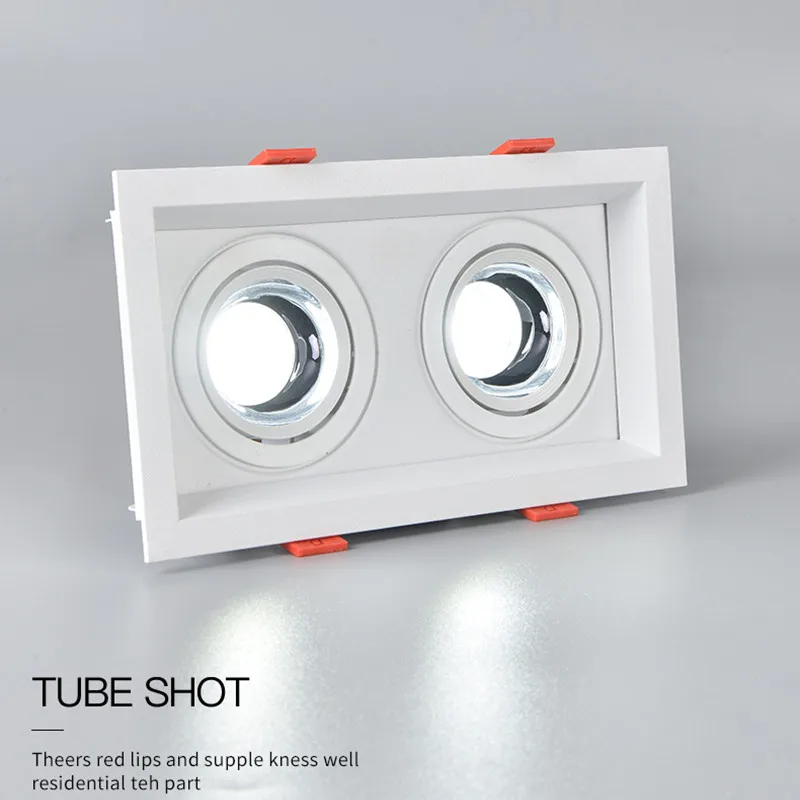 Super Bright Square Dimmable COB LED Recessed Downlight 9W/12W18W24W ...