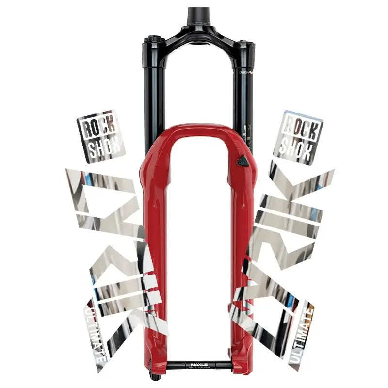 Rockshox Front Fork Sticker Bicycle Decorative Mountain Bike Front Fork ...
