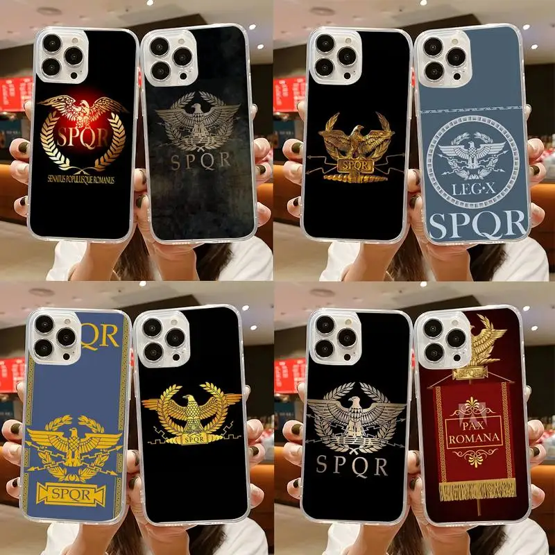 SPQR-Roman-Empire-Legion-Phone-Case-Ultra-Thin-Clear-For-Iphone-11-12 ...