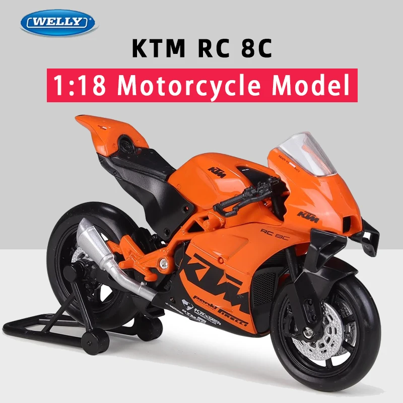 Welly-1-18-KTM-RC-8C-Alloy-Diecast-Motorcycle-Model-Workable-Shork ...