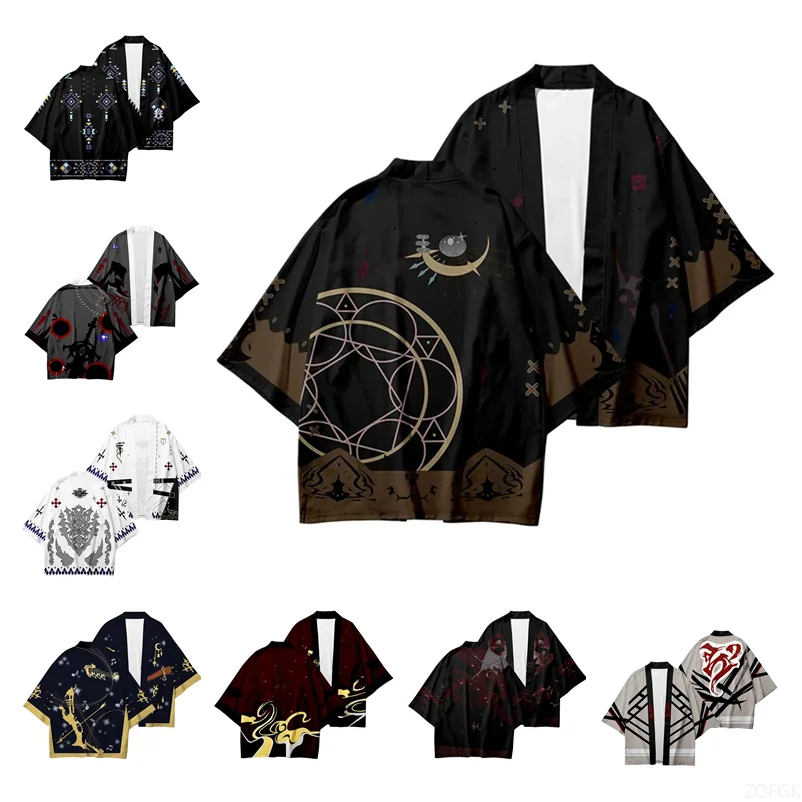 Final Fantasy XIV Wafuku Role-playing Kimono 3D Printed Cape Unisex ...