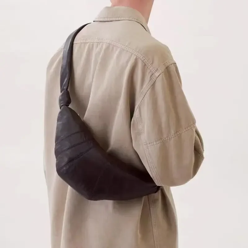 Designer-Brand-Croissant-Sheepskin-Saddle-Cross-Body-Dumpling-Bag ...