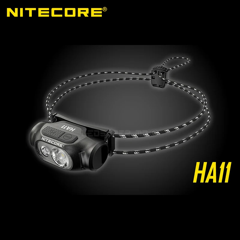 Ultral-Lightweight-NITECORE-HA11-240-Lumens-Dual-Beam-AA-Headlamp-with ...