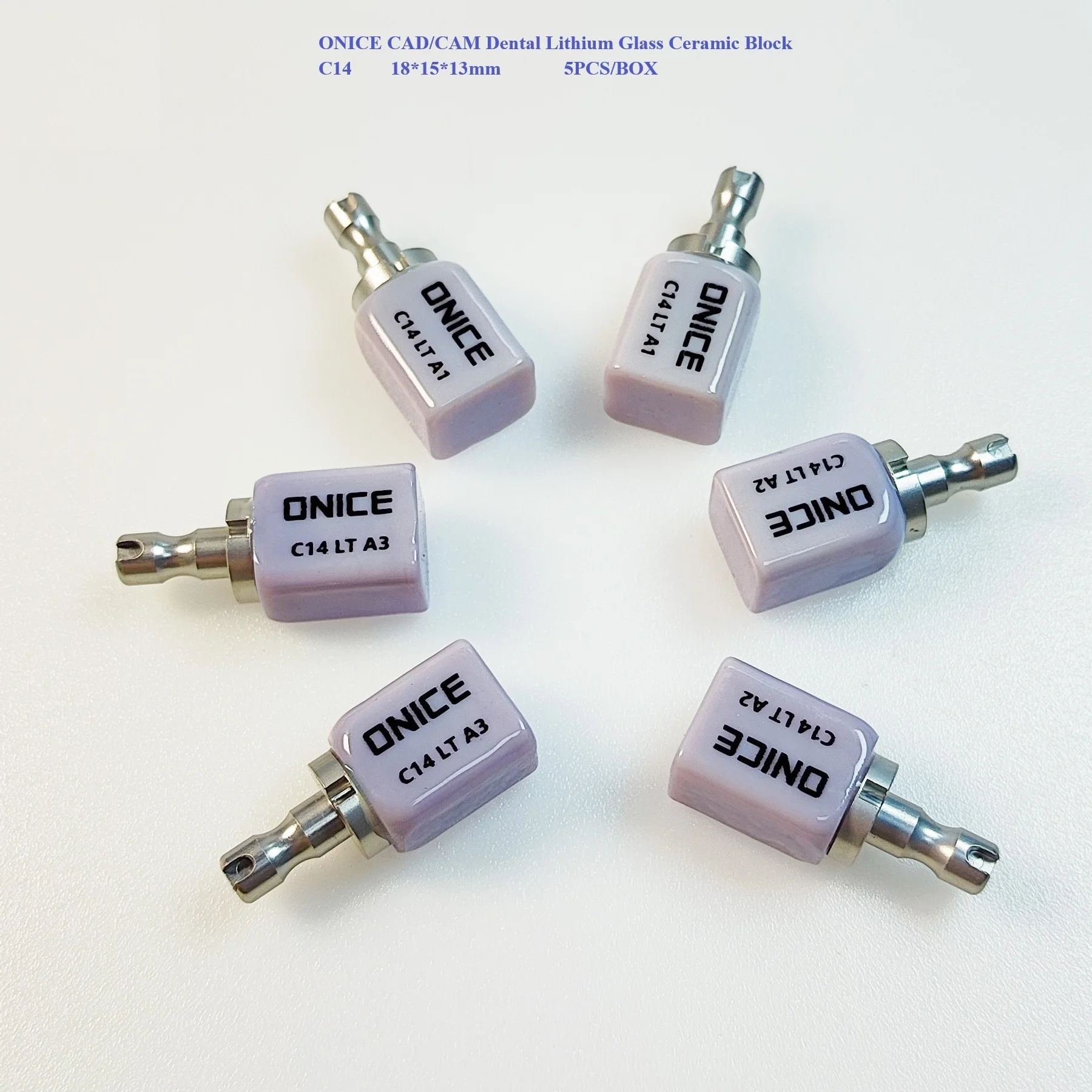 5PCS-ONICE-Dental-Glass-Ceramic-Blocks-C14-CAD-CAM-Dental-Lithium ...