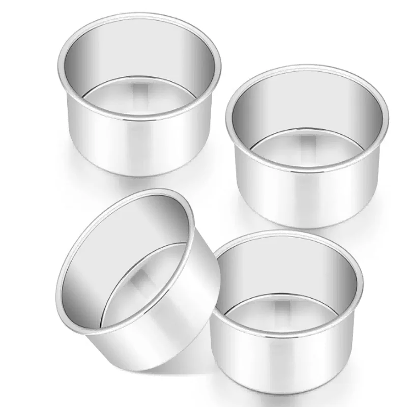 4-Inch-Small-Cake-Pan-Set-of-4-Stainless-Steel-Mini-Round-Smash-Cake ...