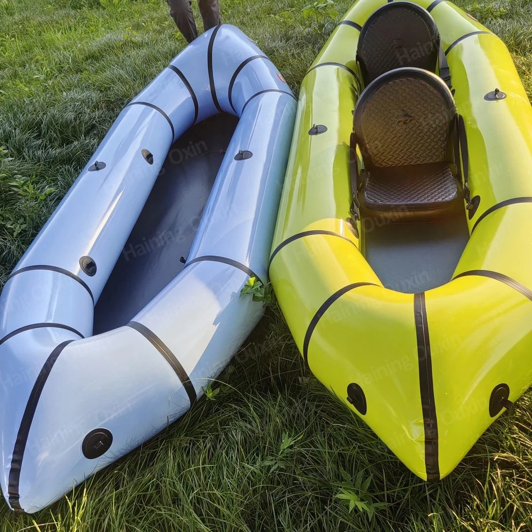 Ultralight TPU Boat 2 Person Compact Packraft Inflatable Kayak Canoe ...