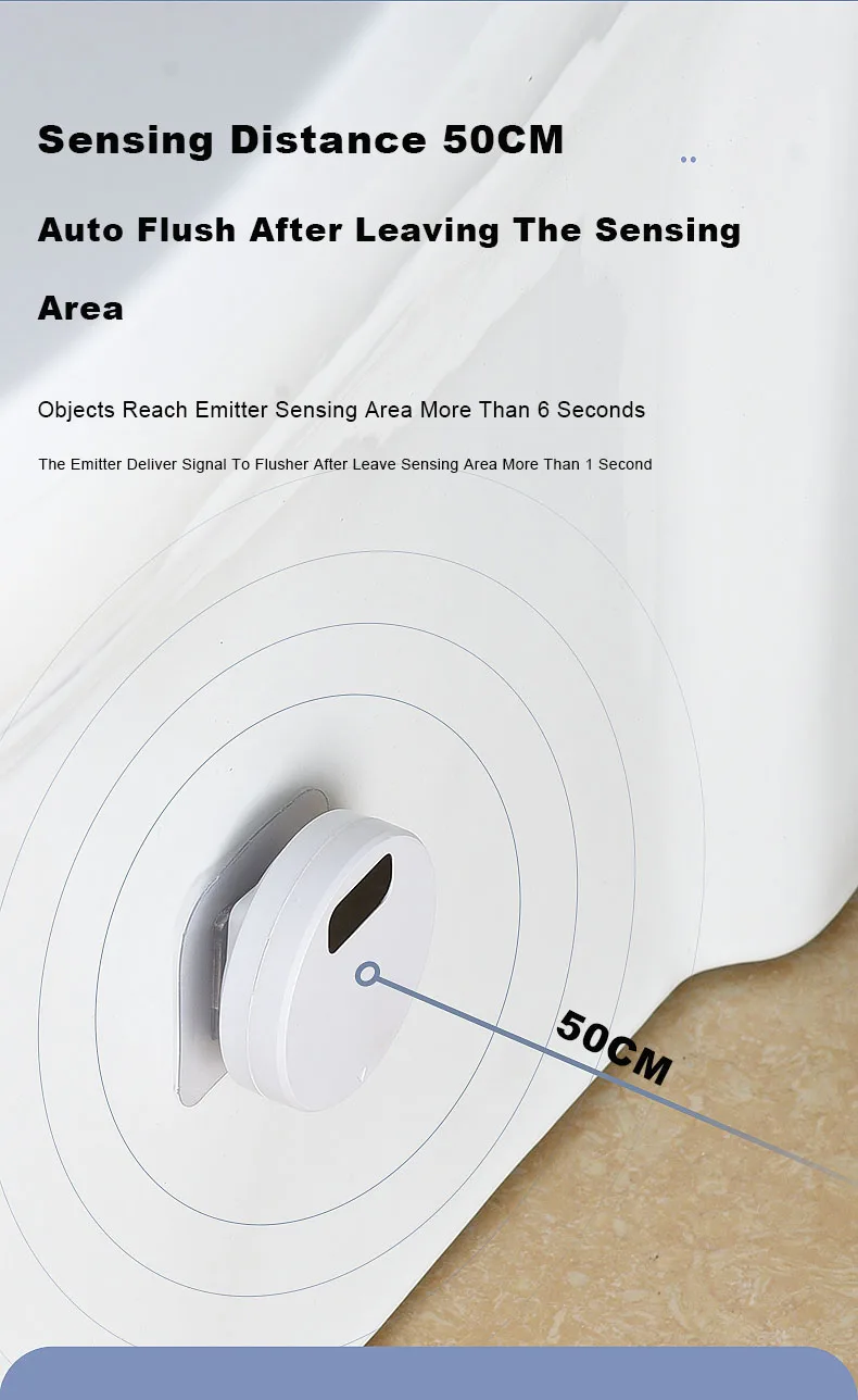 IIntelligent Toilet Sensor Non-contact Flushing Device with Infrared ...