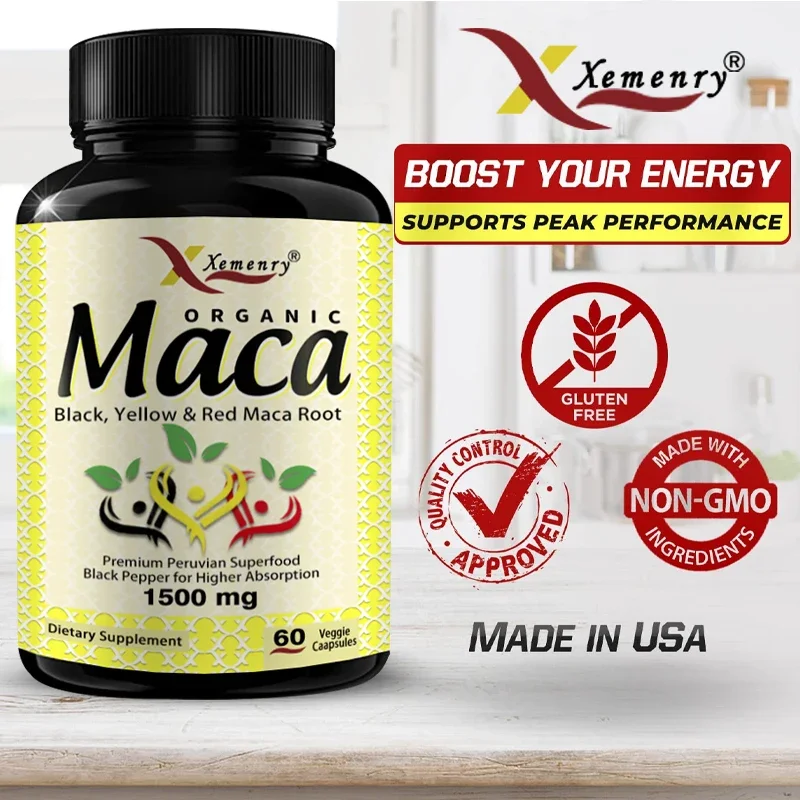 Natural-Peruvian-Maca-Root-Extract-Contains-Black-Red-Yellow-Organic ...