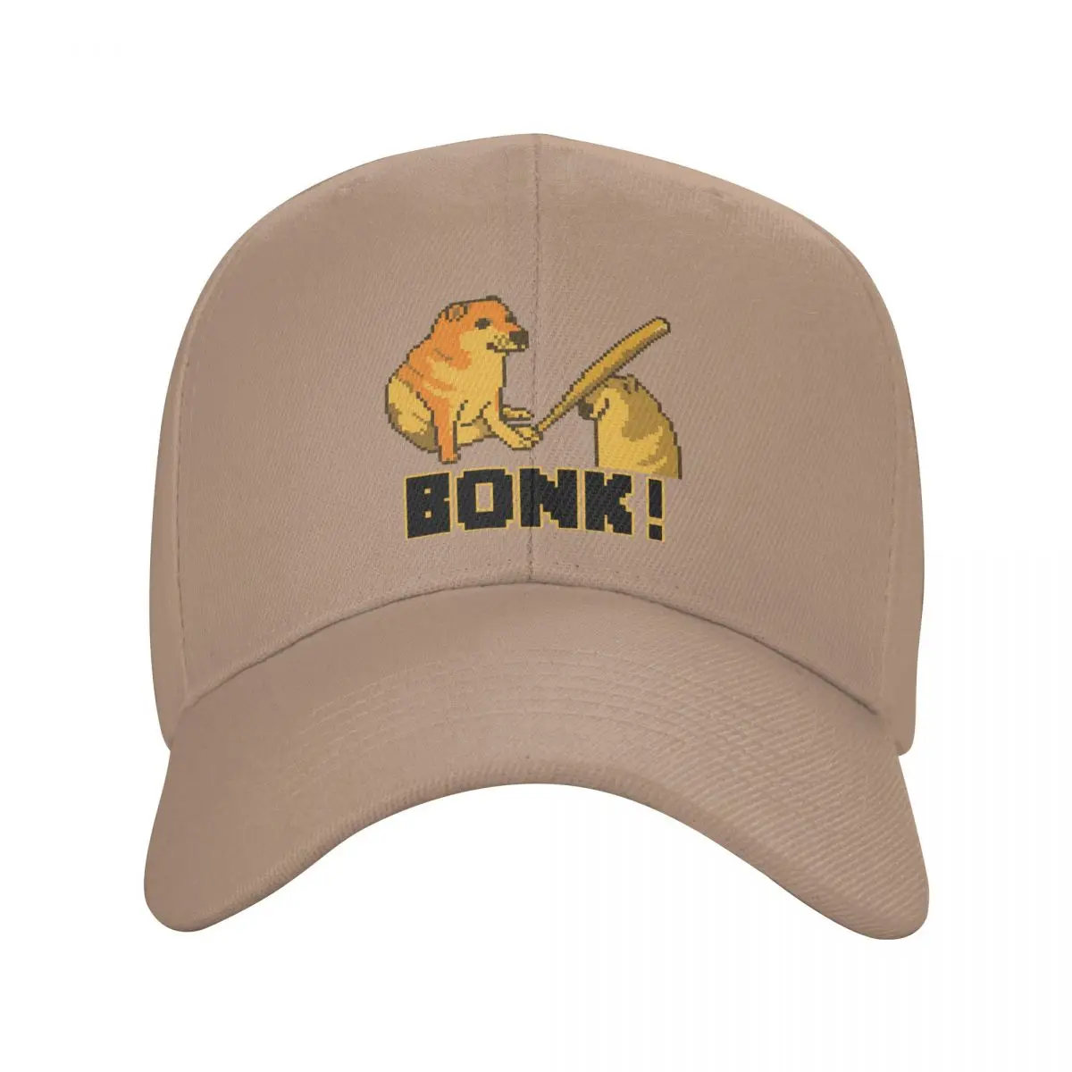 Classic-Unisex-Cheems-Bonk-Meme-Pixel-Art-Baseball-Cap-Adult-Shiba-Inu ...