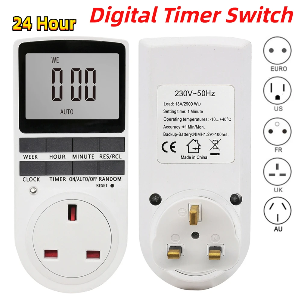 Electronic-Digital-Timer-Switch-US-FR-UK-Plug-Kitchen-Timer-Socket ...