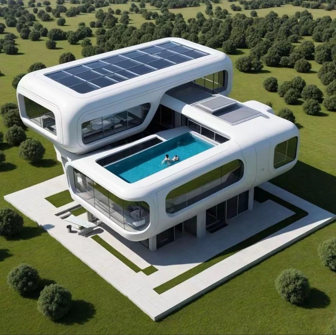 Eco-Friendly-House-with-Solar-Panels-Sustainable-and-Energy-Efficient ...