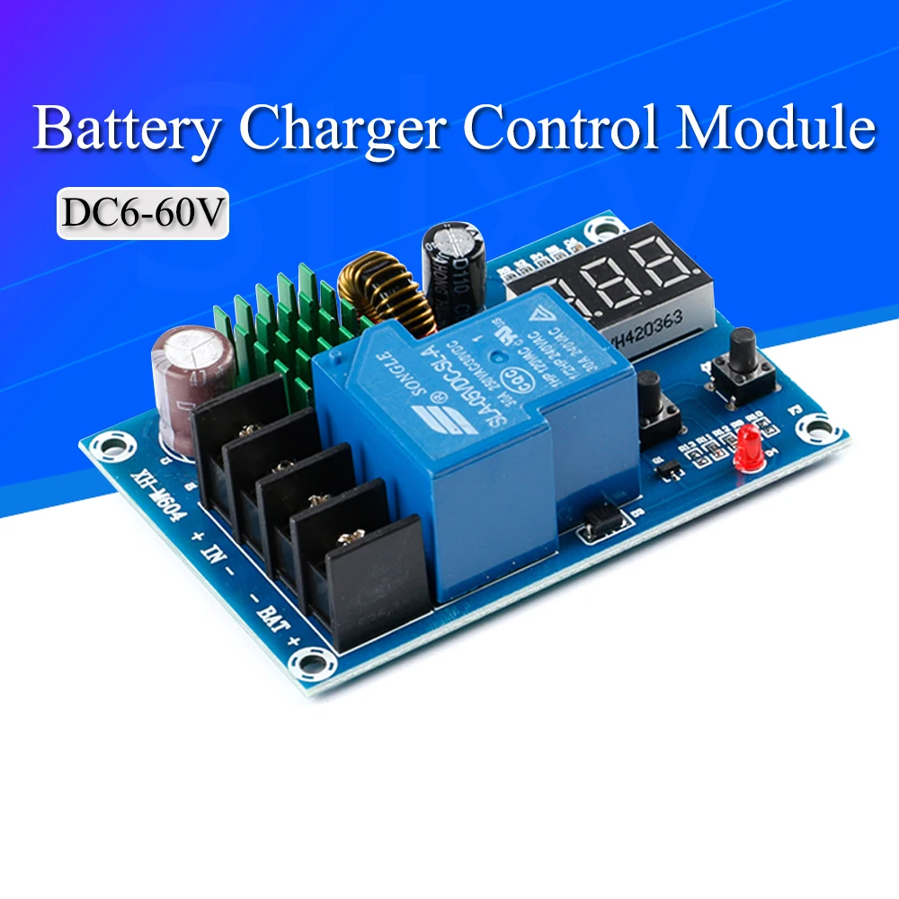 XH-M604 Battery Charger Control Module DC 6-60V Storage Lithium Battery ...