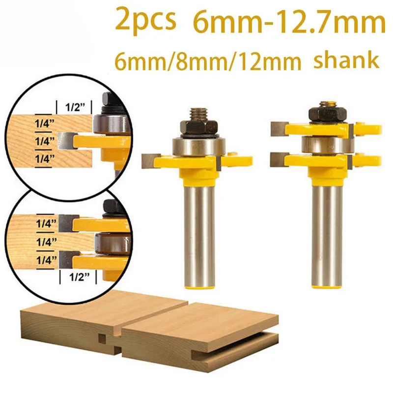 2pcs-3-tooth-T-shaped-Wood-Milling-Cutter-Flooring-Tools-For-Wood ...