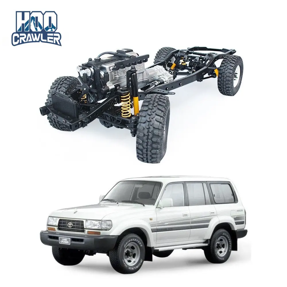 1-10-RC-Crawler-Chassis-RCRUN-RUN80-LC80-Metal-Chassis-Kit-Adjustable ...