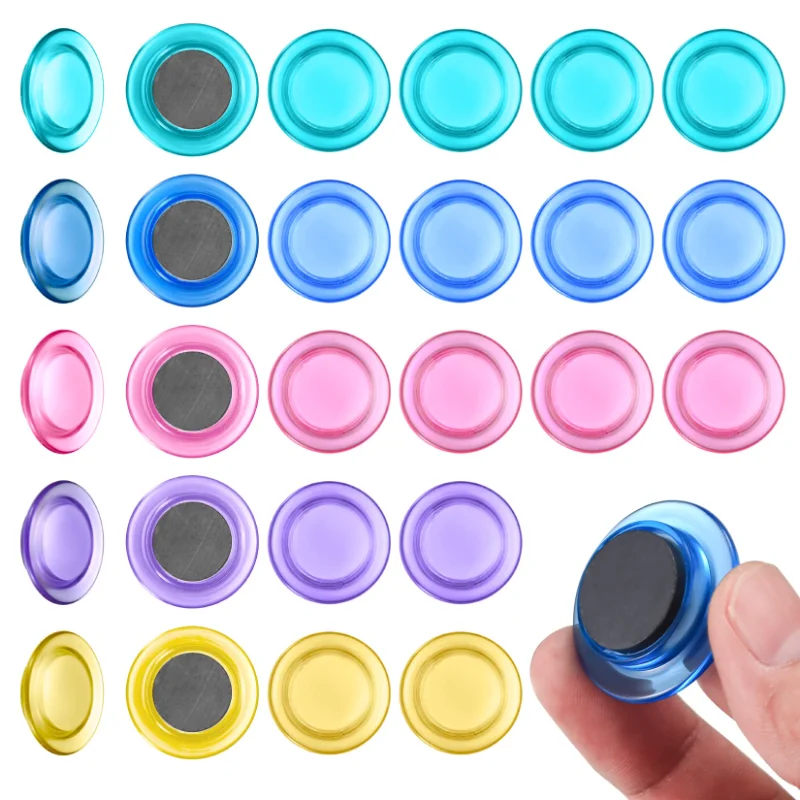 Whiteboard-Magnets-Round-Notice-Board-Planning-Refrigerator-Magnets ...