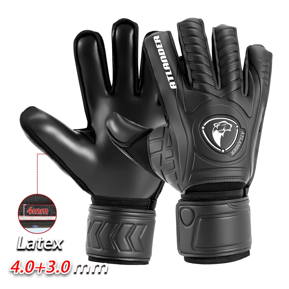Finger Save Goalkeeper Gloves Football High Quality Latex Guard ...
