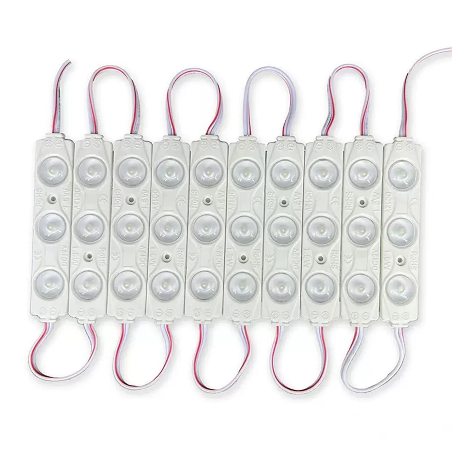 1000pcs/lot 5730 3LED Injection Led Module 12V With Lens Waterproof ...