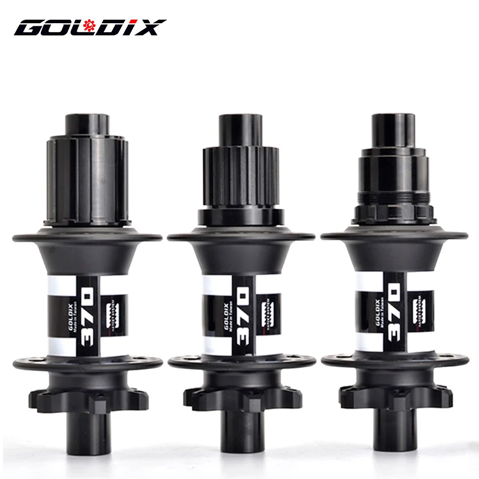 GOLDIX GDX370 Bicycle Hub Sealed Bearing 6 bolt Disc Brake Straight ...