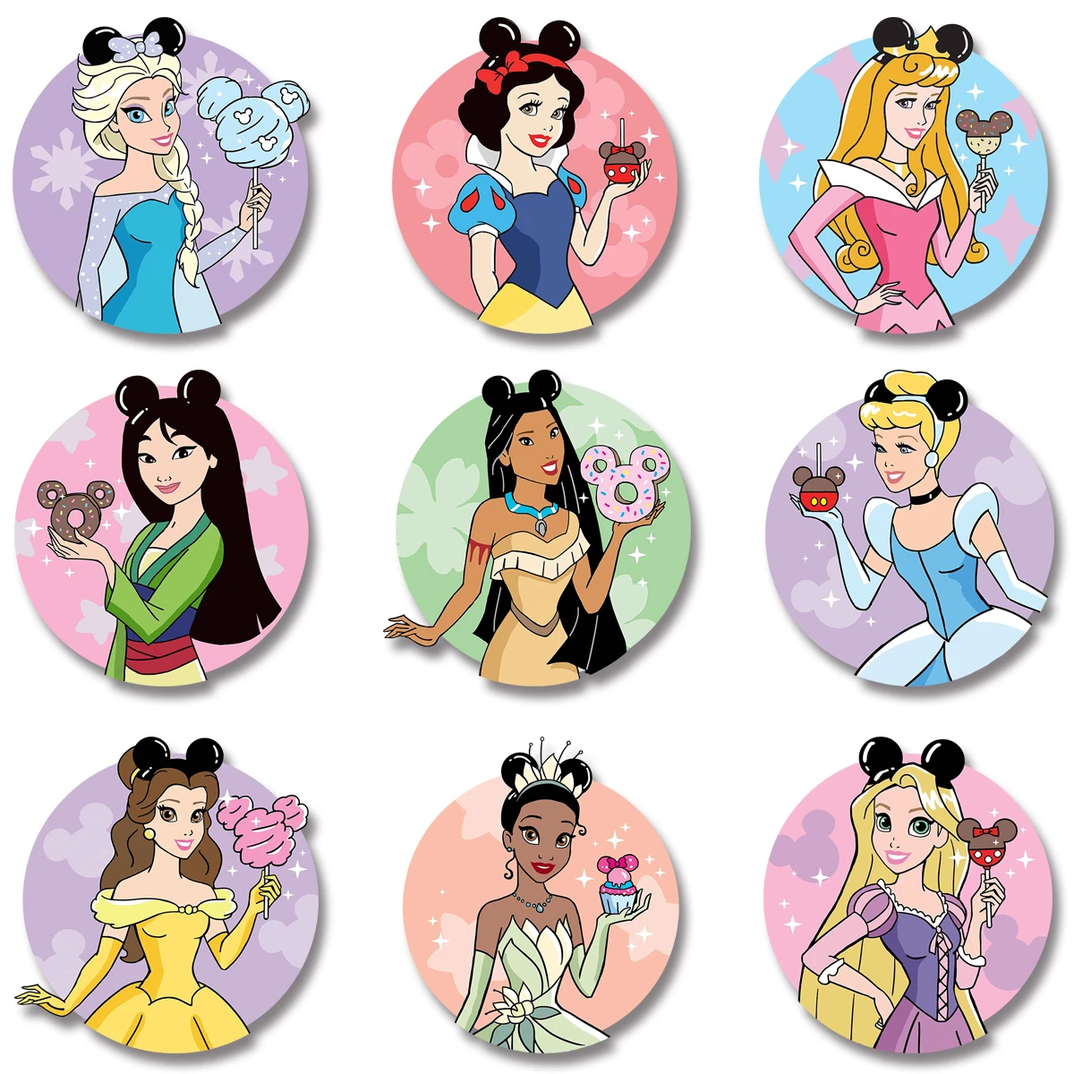 Thermal Transfer Patches Princesses | Disney Princess Transfer Patches - Disney - Aliexpress