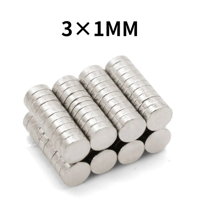 Mini Small Round Magnets 3MM*1MM Neodymium Magnet Dia 3x1MM Permanent ...