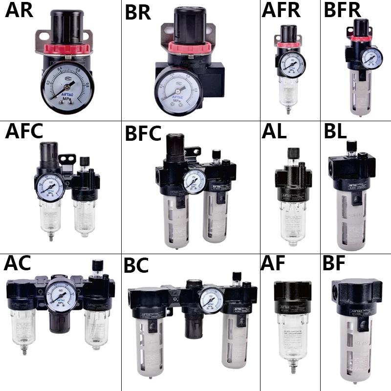 AIRTAC Air Source Processors A and B Series AL/AR/AF/AFC200 BL/BF/BR ...