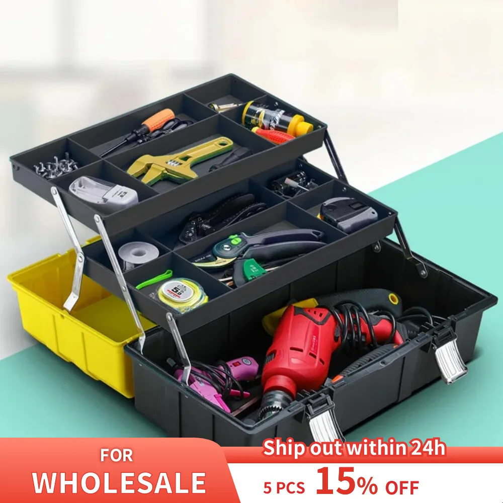 AIRAJ-Hardware-Toolbox-Set-Plastic-Thick-Combination-Suitcase ...