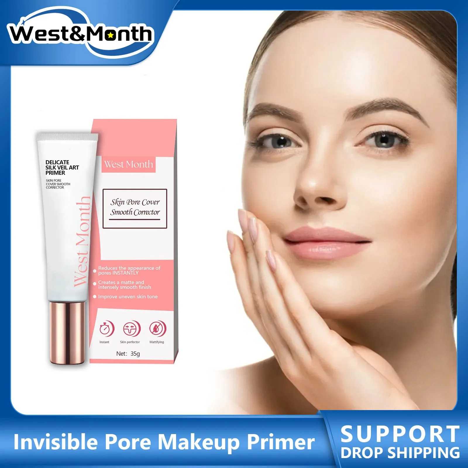 Invisible-Pores-Primer-Correcting-Skin-Tone-Isolation-Waterproof-Oil ...