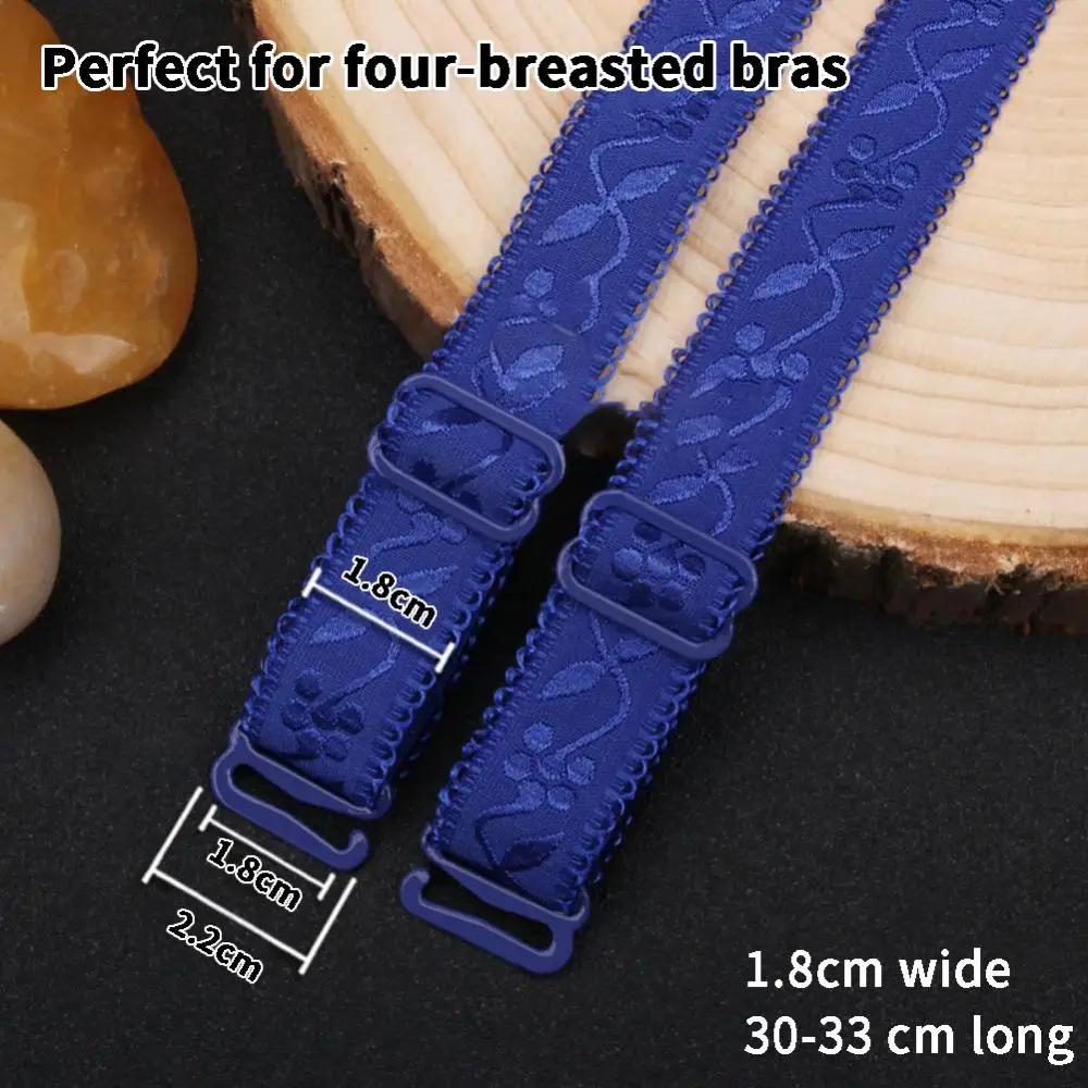 1Pair-Adjustable-Bra-Strap-Non-slip-Underwear-Embroidered-Cloth-Straps ...