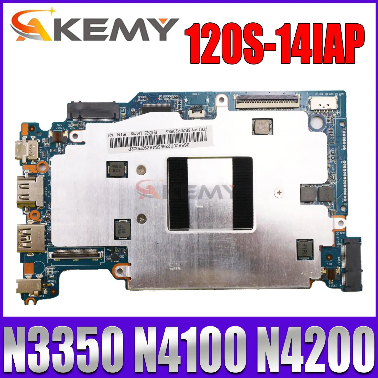 Placa base para portátil Lenovo 130S-14IGM 120S-14IAP con CPU N3350 ...