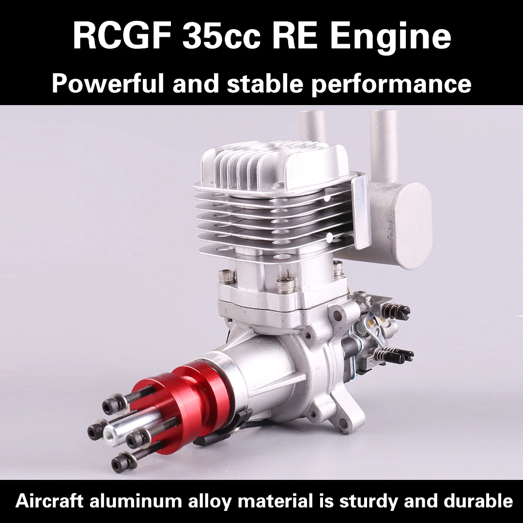 RCGF-35cc-Rear-Exhaust-Pipe-Petrol-Gasoline-Engine-for-RC-Airplane-Two ...