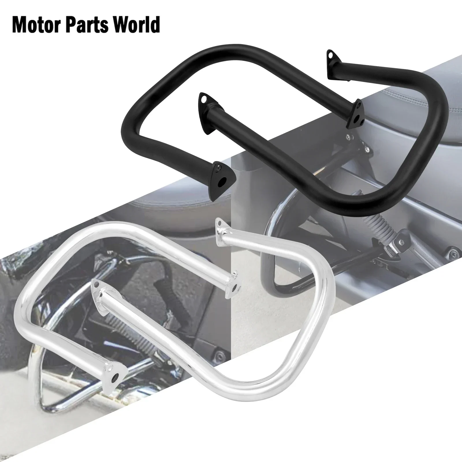 Motorcycle-Highway-Saddlebag-Crash-Bar-Guard-Rear-Protection-Bumper-For ...