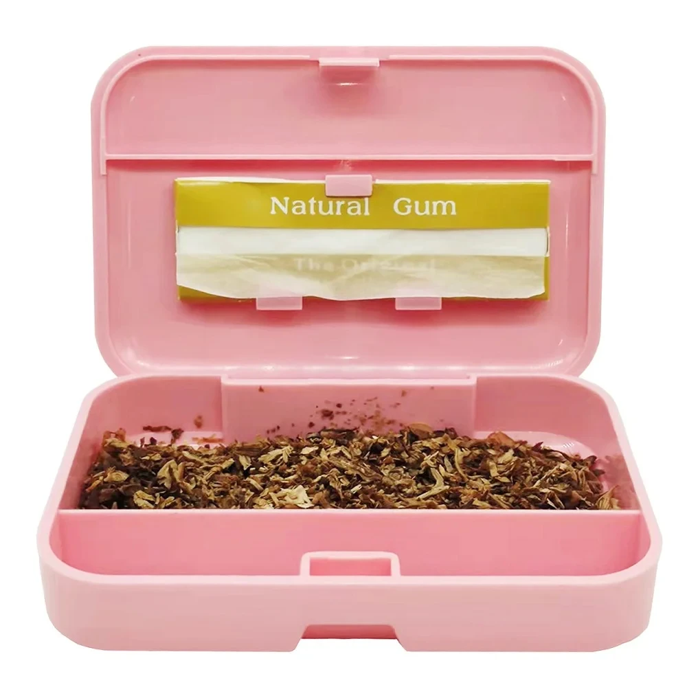 Protable-Plastic-Tobacco-Papers-Dry-Herb-Storage-Boxs-110mm-75mm-Cone ...