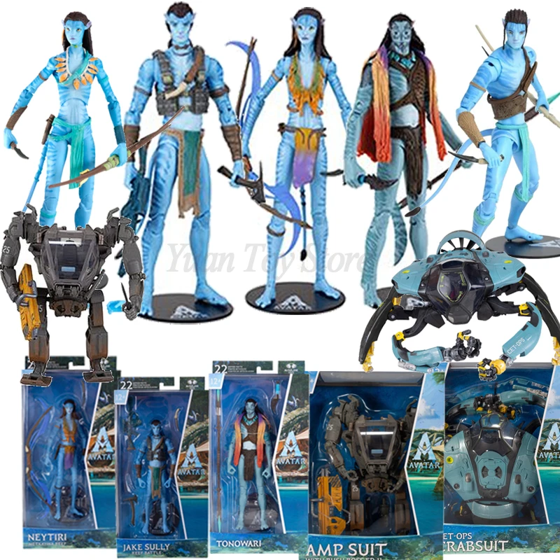 NEW-Mcfarlane-Avatar-World-of-Pandora-Avatar-Action-Figures-The-Way-of ...