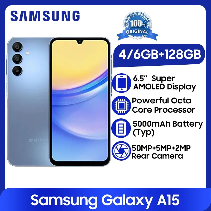 Samsung-Galaxy-A15-4G-NFC-Smartphone-Octa-Core-6-5-90Hz-AMOLED-Display ...
