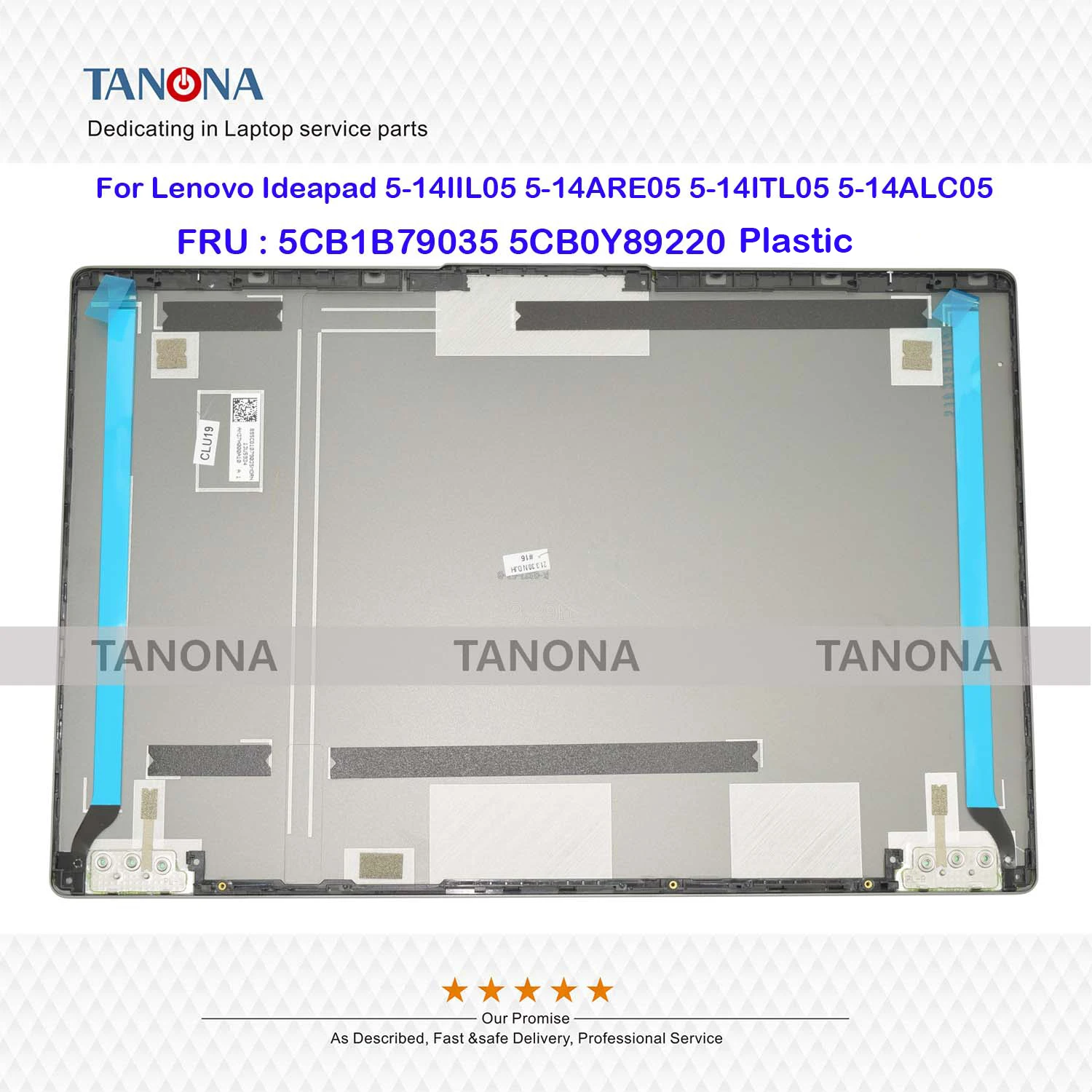 Orig-New-5CB1B79035-5CB0Y89220-Blk-For-Lenovo-Ideapad-5-14IIL05-5 ...
