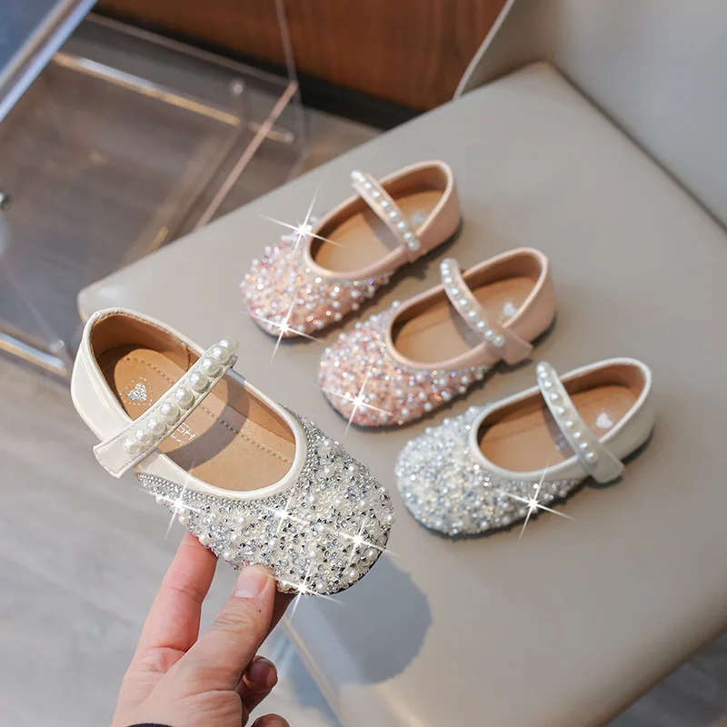 Spring-Summer-Sparkly-Bridesmaid-Wedding-Party-Shoes-Girls-Shallow ...