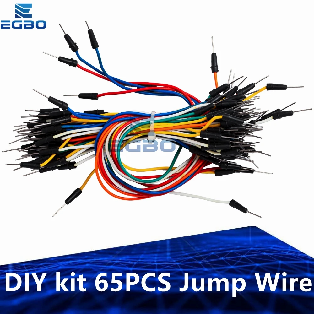 EGBO-Smart-Electronic-DIY-kit-65PCS-Jump-Wire-Cable-Male-to-Male ...