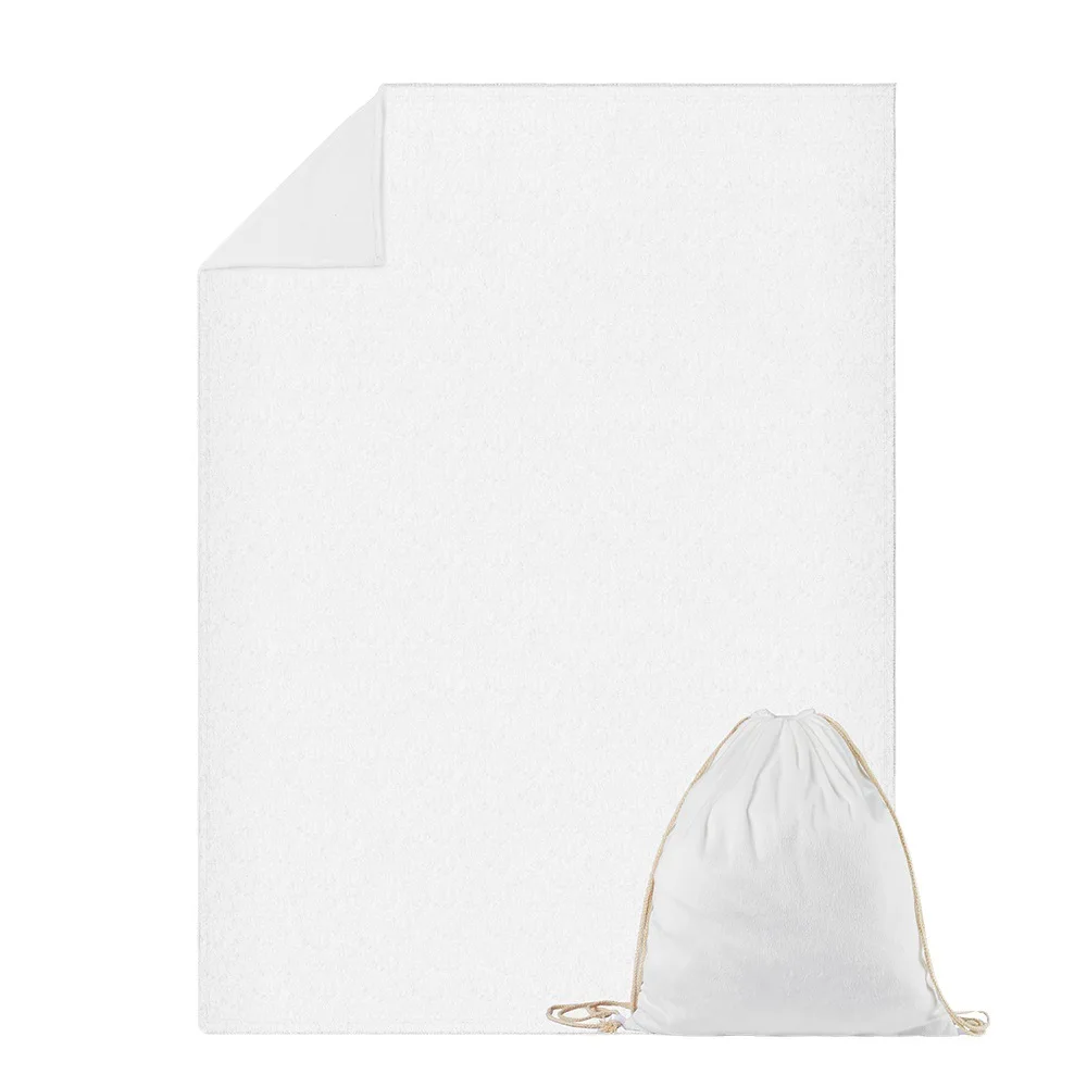 Sublimation Blank Drawstring Bag Blanket 2 In1 Stuffed Hand Warmer Bag ...