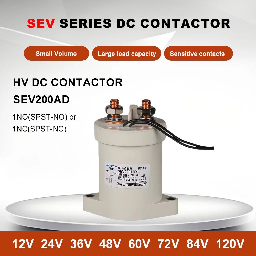 High-Voltage-Vacuum-SEV200A-DC-Contactor-12V-24V-48V-DC-Relay-Power ...