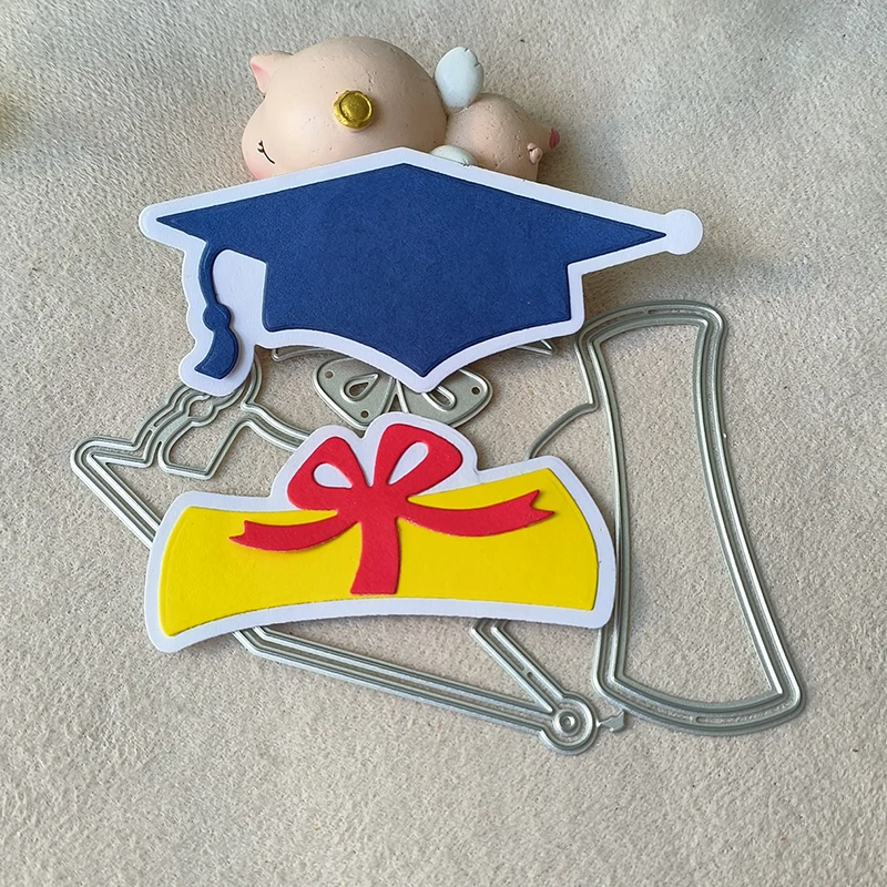New-Graduation-hat-metal-cutting-die-mould-scrapbook-decoration ...