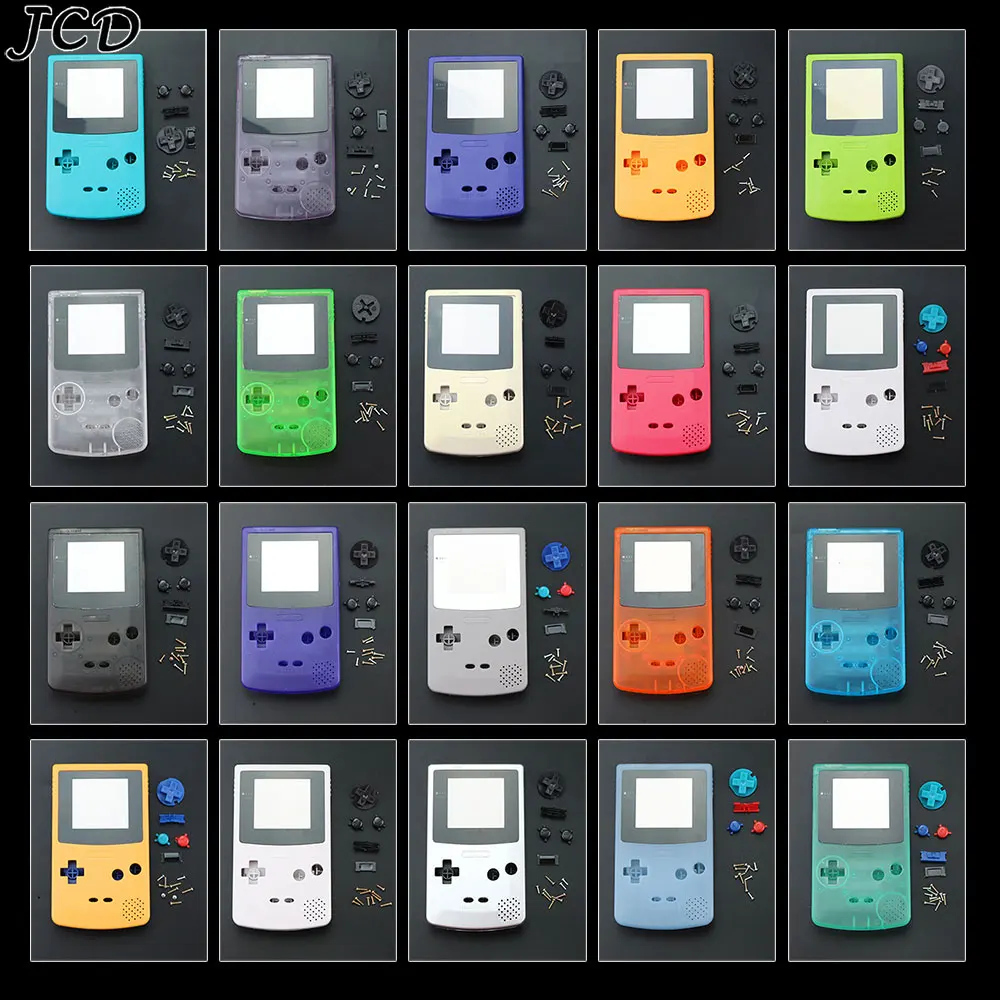 JCD-For-GBC-Full-Set-Housing-Shell-Cover-Replacement-For-Gameboy-Color ...